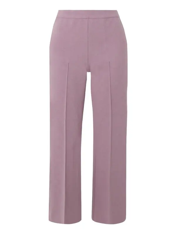 HIGH SPORT Cropped Slim-leg Pants - Purple