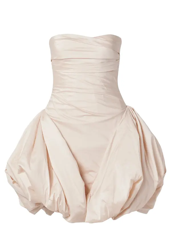 DANIELLE FRANKEL Rachel Silk-taffeta Mini Dress - Pink