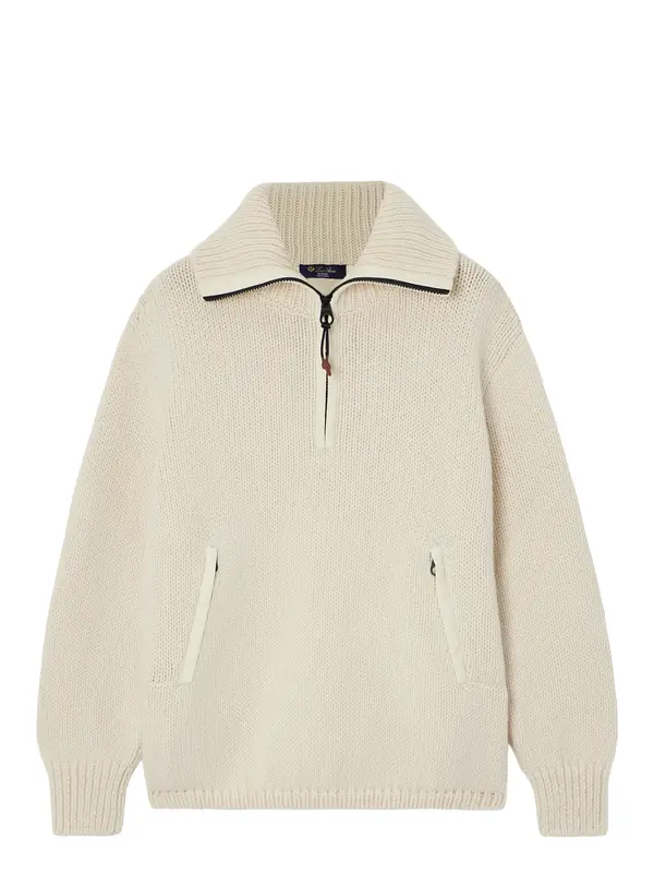 Loro Piana Alpe Di Mera Cashmere Sweater - White