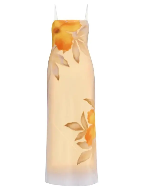 Sir The Label Serene Floral Print Maxi Slip Dress - Sequoia Floral
