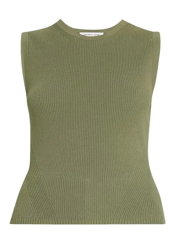 Veronica Beard - Veronica Beard Sid Sleeveless Knit Top