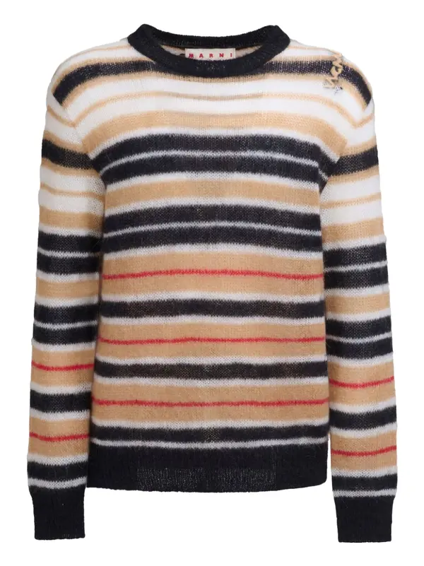 Marni Striped Jumper - Neutrals