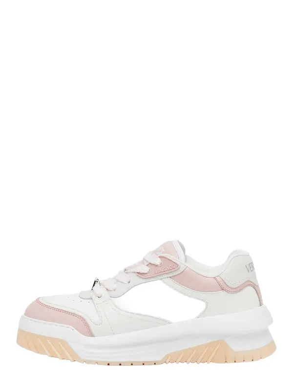 Versace Leather Sneakers - Rose