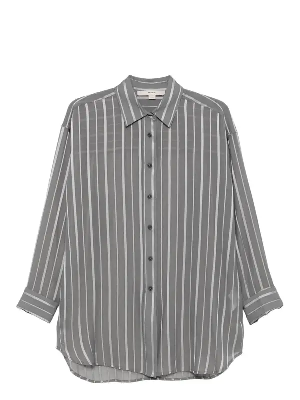 Remain Birger Christensen Striped Shirt - Grey