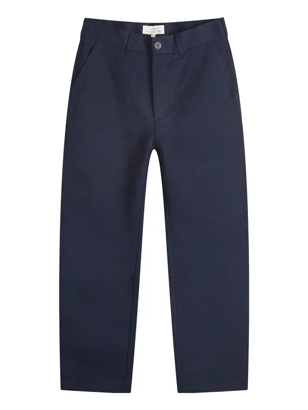 Studio Nicholson Bill Slim Leg Trousers - Dark Navy