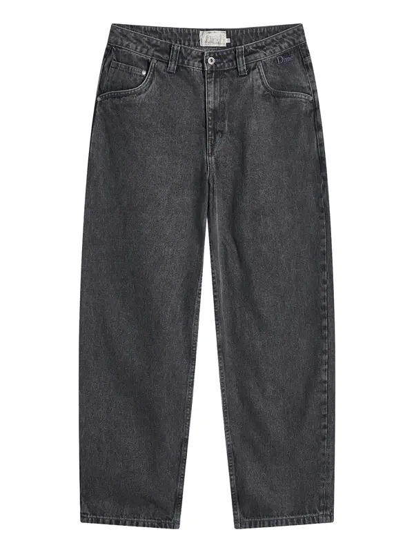 DIME Classic Baggy Denim Jeans - Faded Black