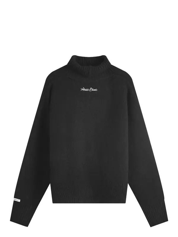 ABOUT:BLANK Roll Neck Jumper - Black