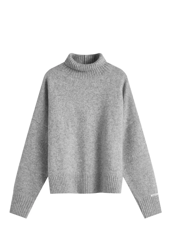 ABOUT:BLANK Roll Neck Jumper - Grey Marl