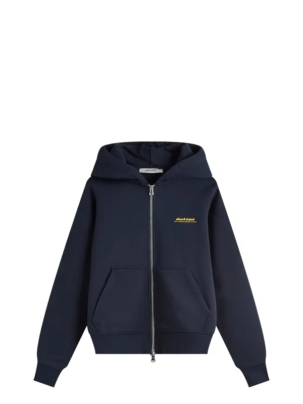 ABOUT:BLANK Zev Zip Hoodie - Navy/yellow