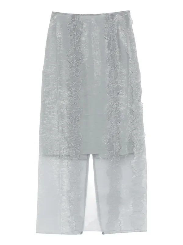 Cecilie Bahnsen Olympia Skirt - Grey