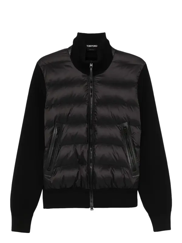 TOM FORD Panelled Down Jacket - Black