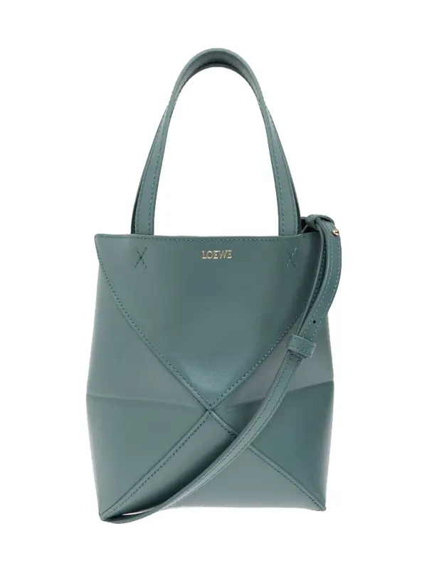 Loewe Mini Puzzle Fold Tote - Blue