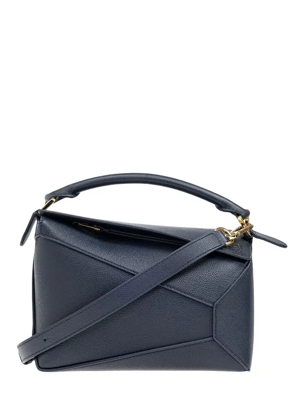 Loewe Small Puzzle Tote - Blue
