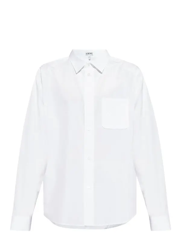 Loewe Anagram-embroidered Shirt - White
