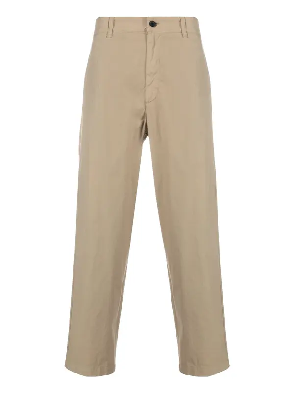 DEPARTMENT 5 Mid-rise Stretch-cotton Chinos - Neutrals