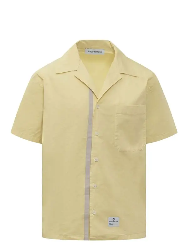 DEPARTMENT 5 Logo-patch Shirt - Yellow