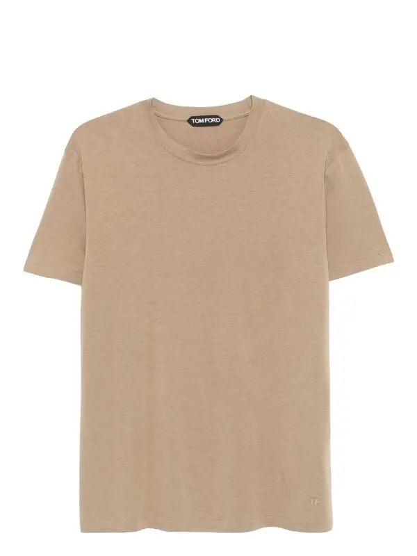 TOM FORD Crew-neck T-shirt - Brown
