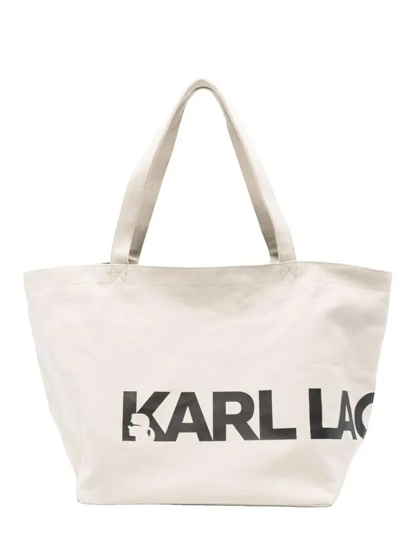 Karl Lagerfeld K/essential Tote Bag - Neutrals