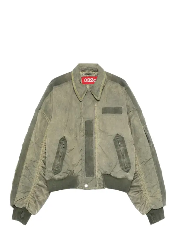 032C Clay Bomber Jacket - Green