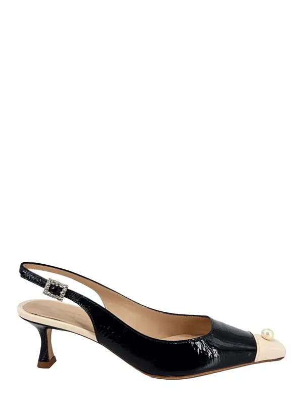 MADISON.MAISON Pearl Slingback Pumps - Blue