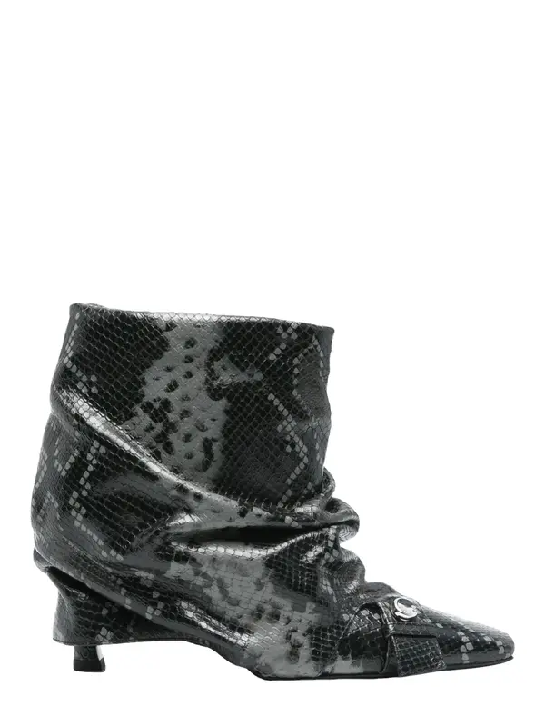 Attico 95mm Juno Boots - Black
