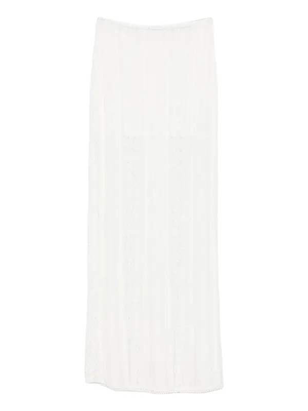 Charo Ruiz Ibiza Apate Maxi Skirt - White