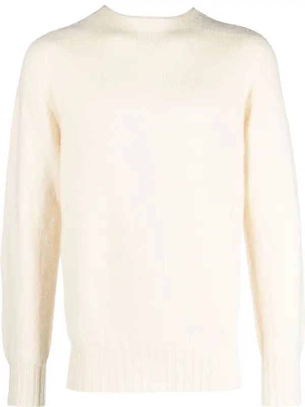 Howlin' Crew-neck Wool Jumper - White