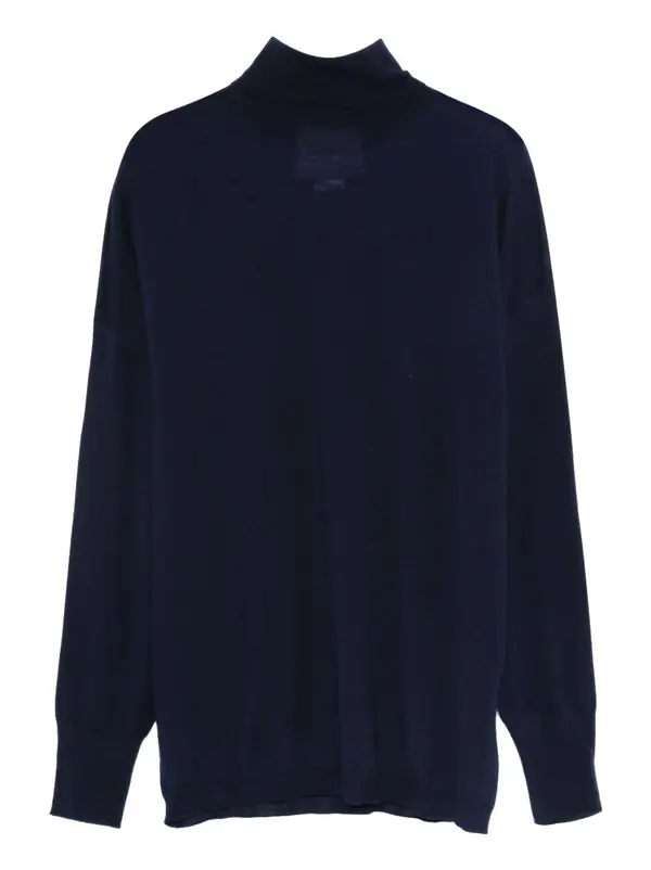 VANISÈ Turtleneck Sweater - Blue