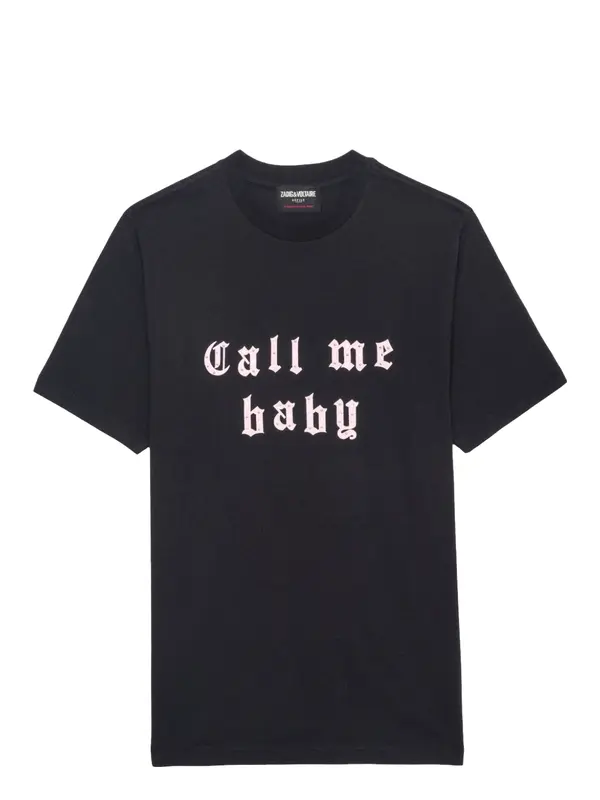 Zadig&Voltaire Slogan-print T-shirt - Black