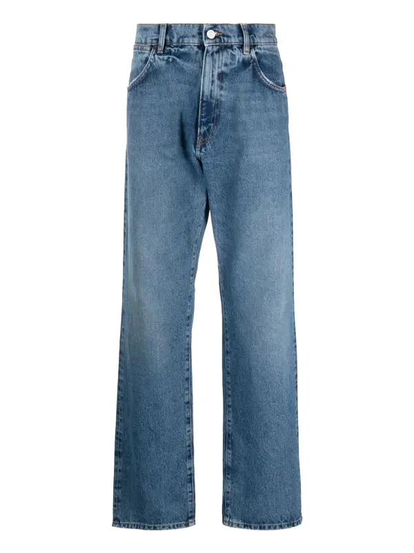 AMISH Mid-rise Loose-fit Jeans - Blue
