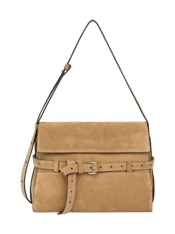 Moschino Tie-me Shoulder Bag - Neutrals
