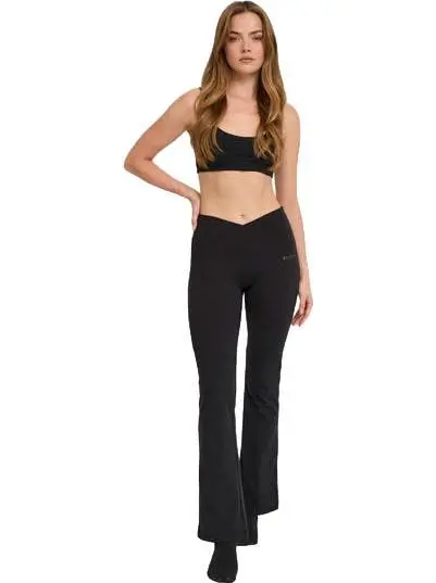 BLVCK PARIS Blvck Medusa Flare Leggings - Black