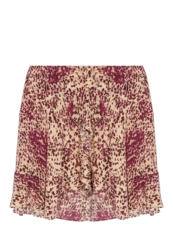 Isabel Marant Ozany Mini Skirt - Neutrals