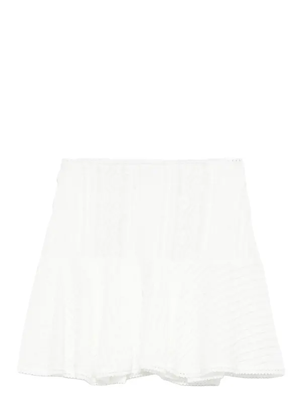 Charo Ruiz Ibiza Detain Mini Skirt - White