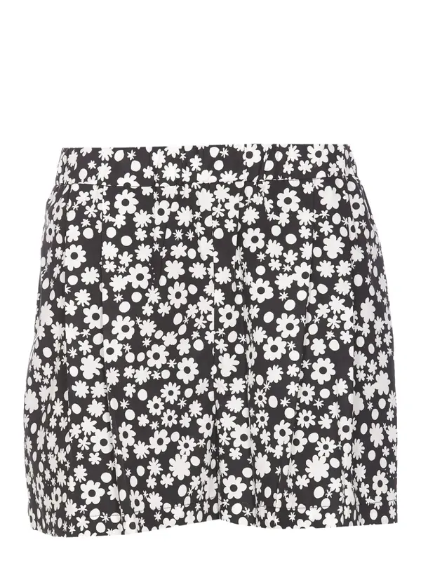 Marni Floral-print Shorts - Black