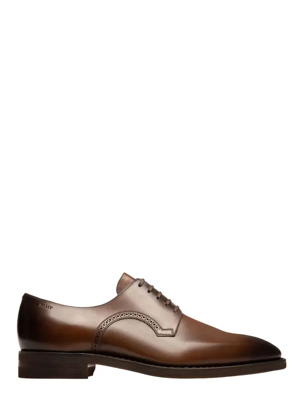 Bally Leather Derby Shoes - Brown