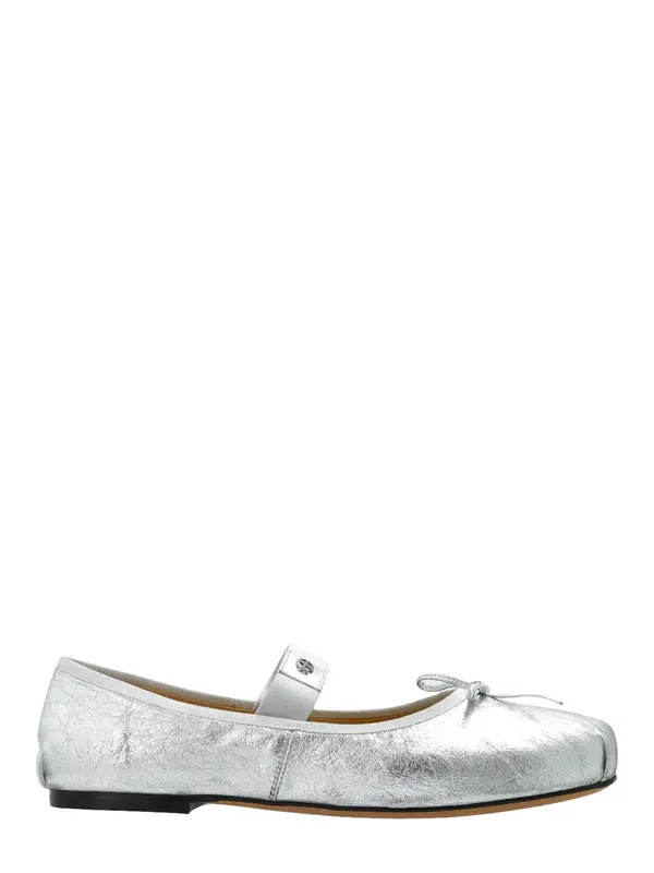 ANINE BING Jolie Ballet Flats - Silver