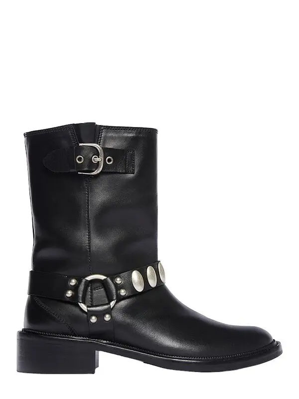 Freda Salvador Aeri Harness Boots - Black