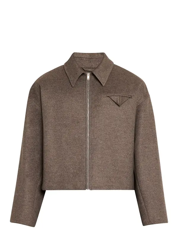 Bottega Veneta Wool-cashmere Blouson Jacket - Antilope