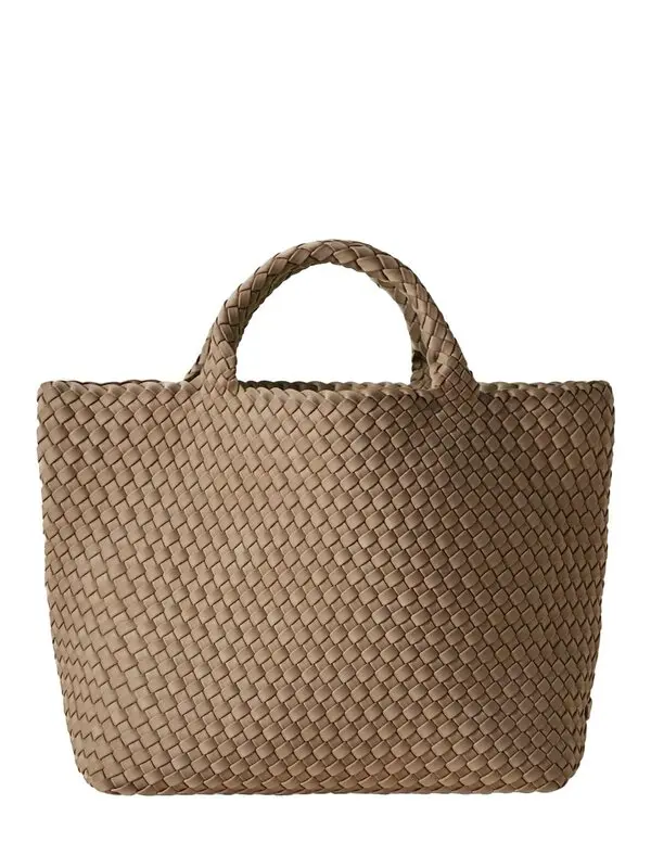 NAGHEDI St. Barths Medium Woven Tote Bag - Cashmere