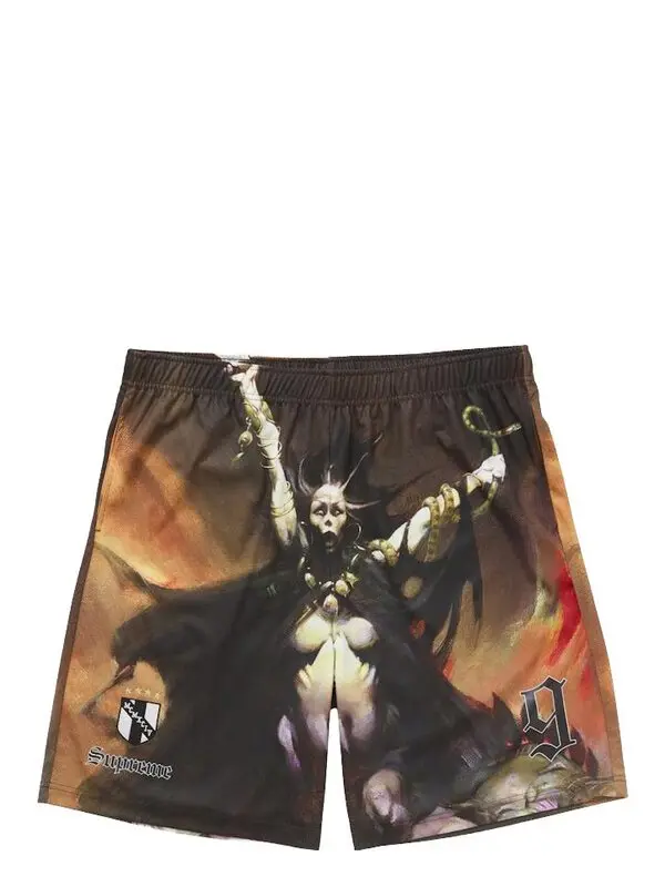 Supreme Frazetta Soccer Short - Woman With Scythe