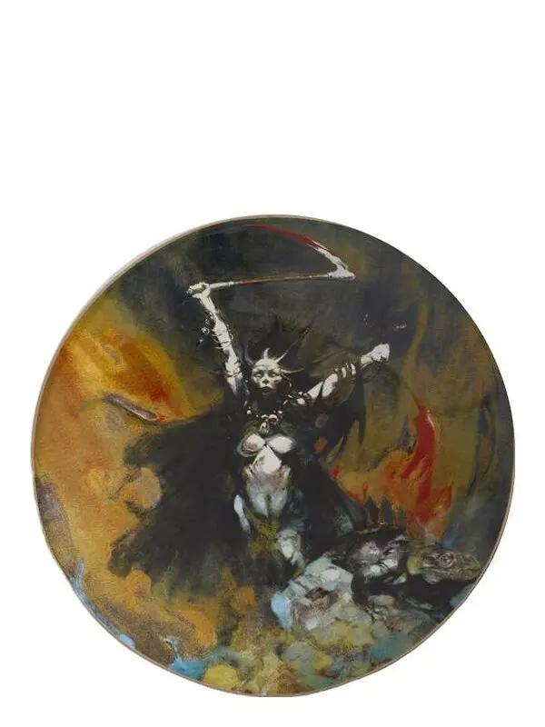Supreme Frazetta Plate - Woman With Scythe