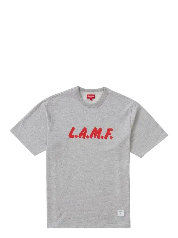 Supreme Lamf Short Sleeve Top - Heather Grey