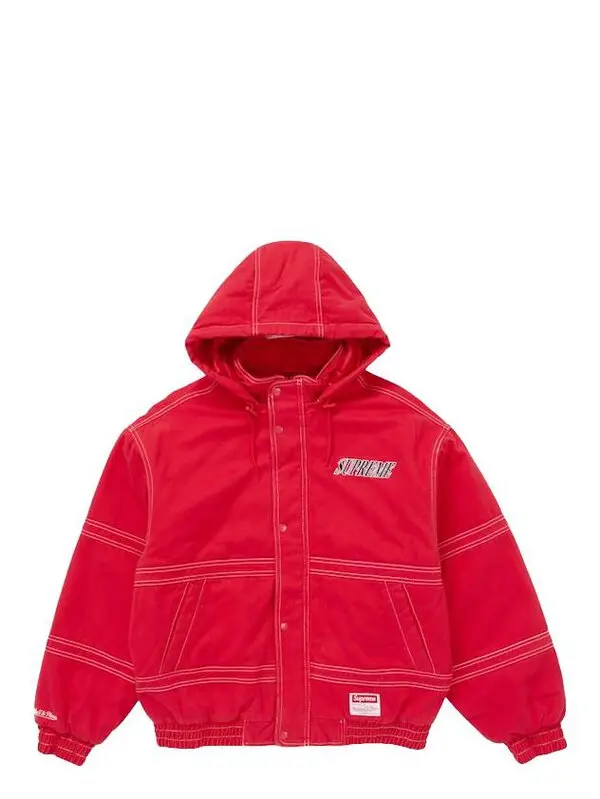 Supreme Twill Stadium Jacket - Red