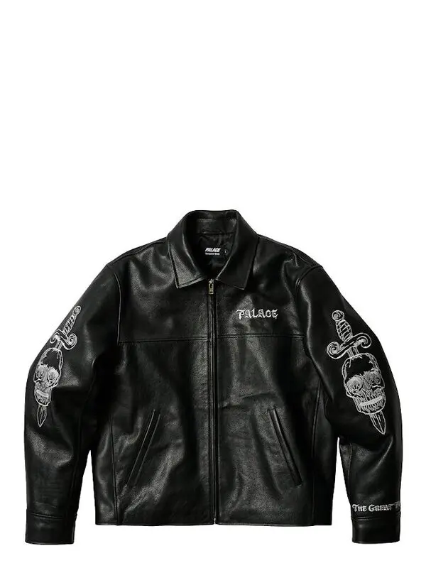 PALACE Leather Jacket - Black