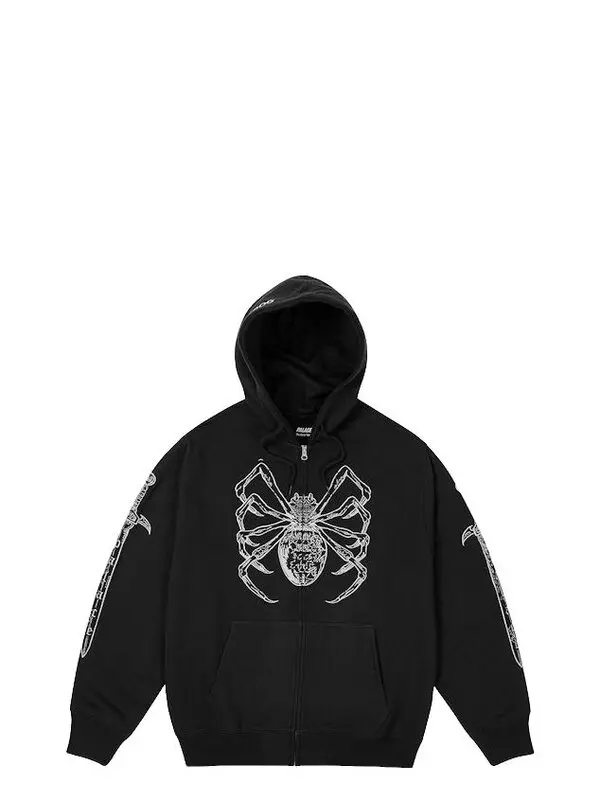 PALACE Tgf Zip Hood - Black