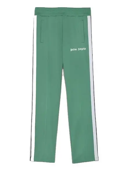 Palm Angels Track Pants - Green/white