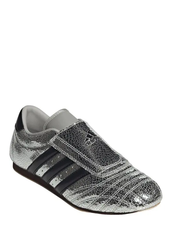 Adidas Taekwondo Sneaker - Silver Metallic/ Black/ Gum