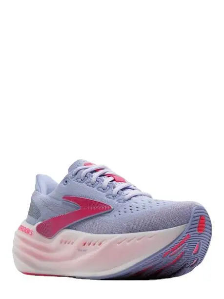 Brooks Glycerin Max Running Shoe - Blue Heron/ Diva Pink/ White