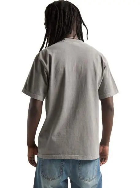 SHAKA WEAR Max Heavyweight Garment Dye T-shirt - Cement